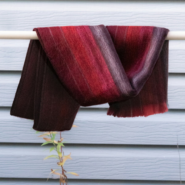 Morita - Dark Red Scarf - Latitude Zero Goods